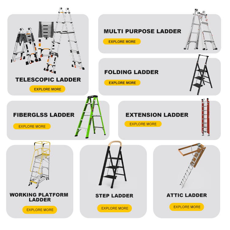 Buy China Wholesale High Quality Aluminium Work Platform Ladder Stable ...