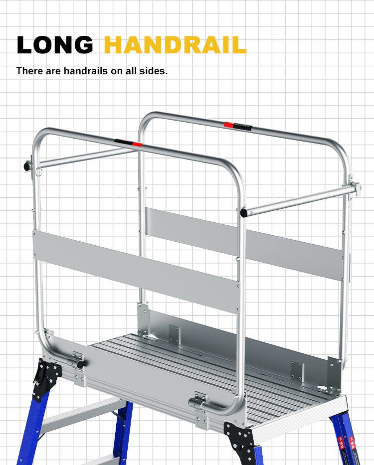 Buy China Wholesale High Quality Aluminium Work Platform Ladder Stable ...