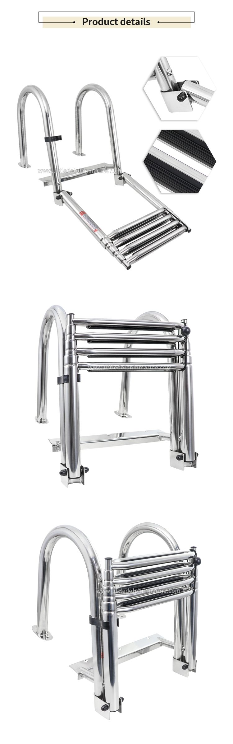 Buy Wholesale China Little Dolphin Boat Accessories Marine 4 Step ...