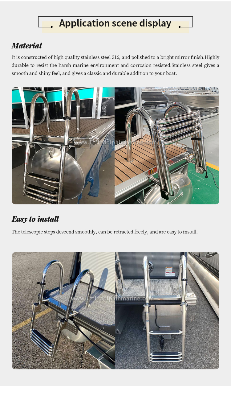 Buy Wholesale China Little Dolphin Boat Accessories Marine 4 Step ...