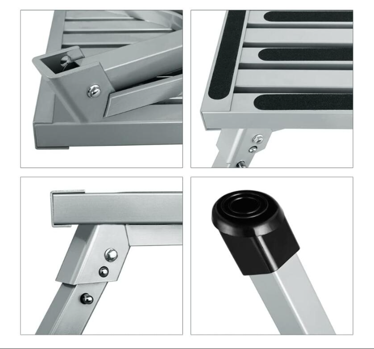 Folding Rv Steps Stool With Non-slip Rubber Feet For Adults, Supports ...