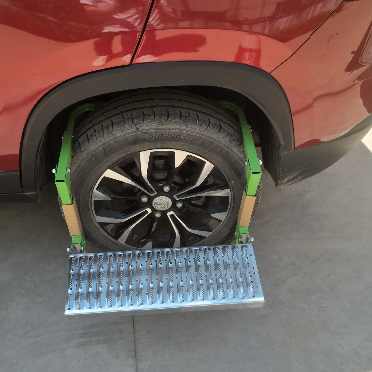Iron Material Foldable Adjustable Portable Car Tire Step Ladder Truck ...