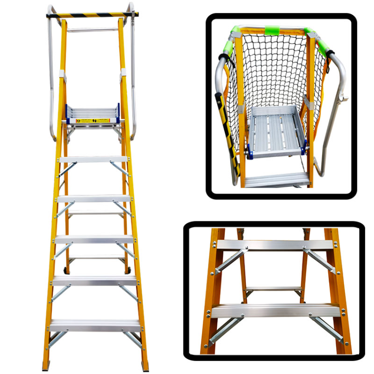 Buy Wholesale China Insulated Platform Ladder Frp Herringbone Ladder ...