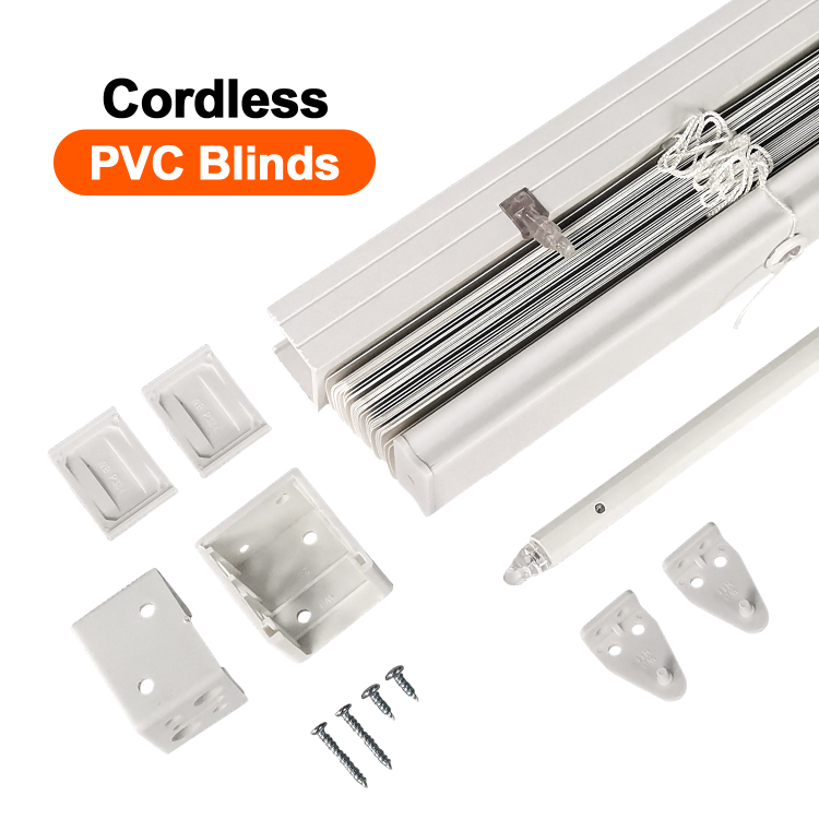25mm Cordless Pleated Blinds Pvc Venetian Blinds Window Cordless ...