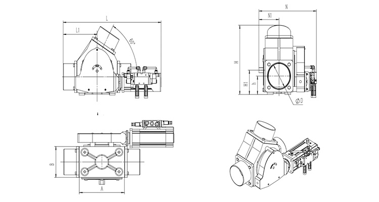 Buy Wholesale China Hot Sale Stainless Steel Pneumatic Conveying 3 Way ...