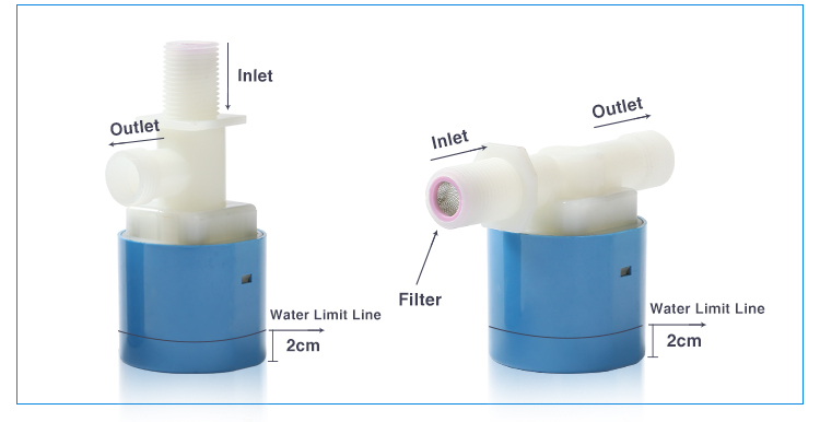 Buy Wholesale China Wiir Brand 1/2 Inch Automatic Tank Inside Plug-in ...