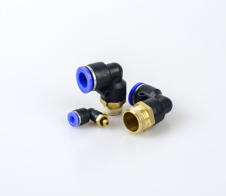 Buy Wholesale China Pl Series Pipe Fittings Plastic Elbow Tube Connector Pl8-02 90 Elbow One ...