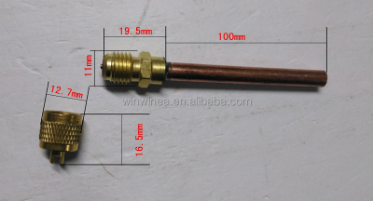 Air Conditioner Access Valve Charging Pin Valve With Copper Tube $0.26 ...
