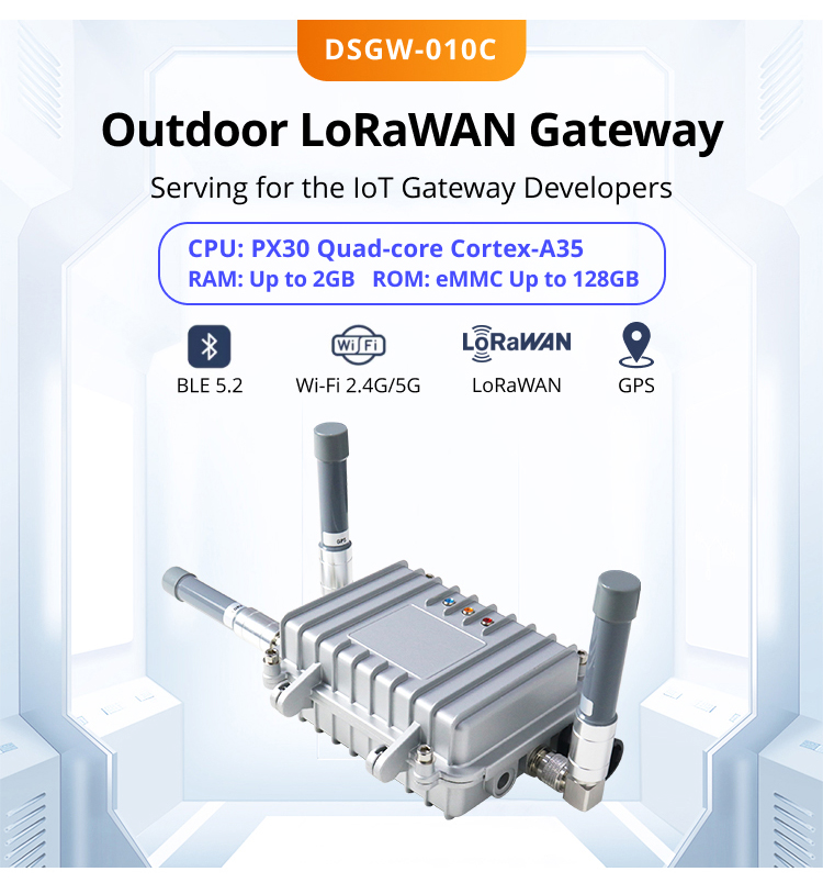 Dusun Iot Wifi Hub Long Range Waterproof Industrial Lorawan Bluetooth Gateway 433mhz - Explore ...
