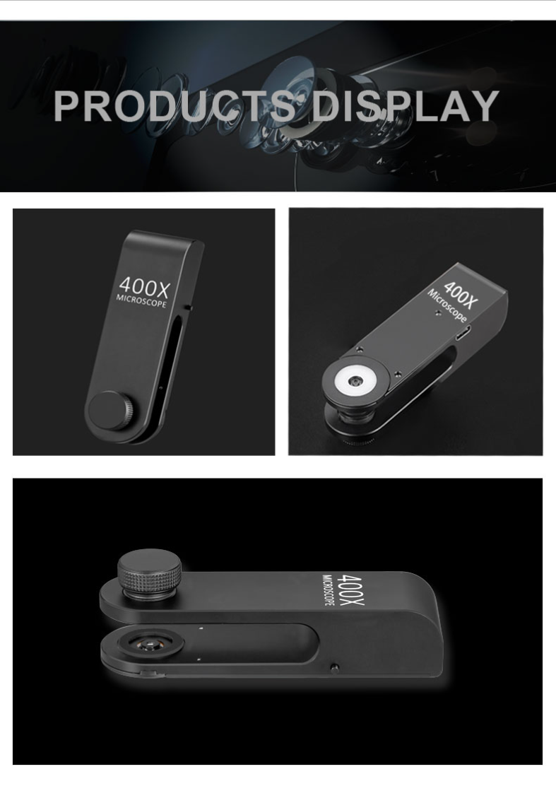 Buy China Wholesale 400x Phone Mini Pocket Microscope With Led Light ...