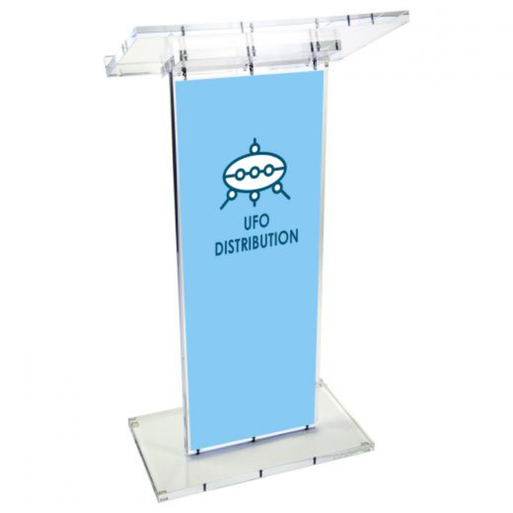 Custom Clear Transparent Acrylic Lectern Acrylic Lectern Podium Acrylic ...