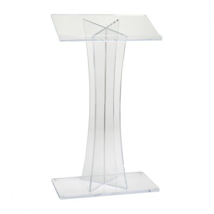 Custom Clear Transparent Acrylic Lectern Acrylic Lectern Podium Acrylic ...