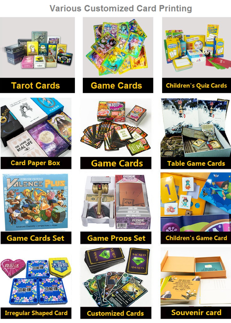 Buy Wholesale China Printing High Quality Gift Playing Cards Gold Edged ...