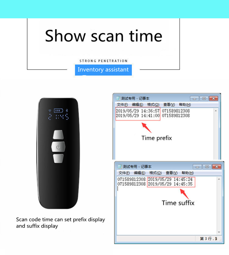 Buy Wholesale China 2d Portable Mini Bt Barcode Reader Wireless Qr Code ...