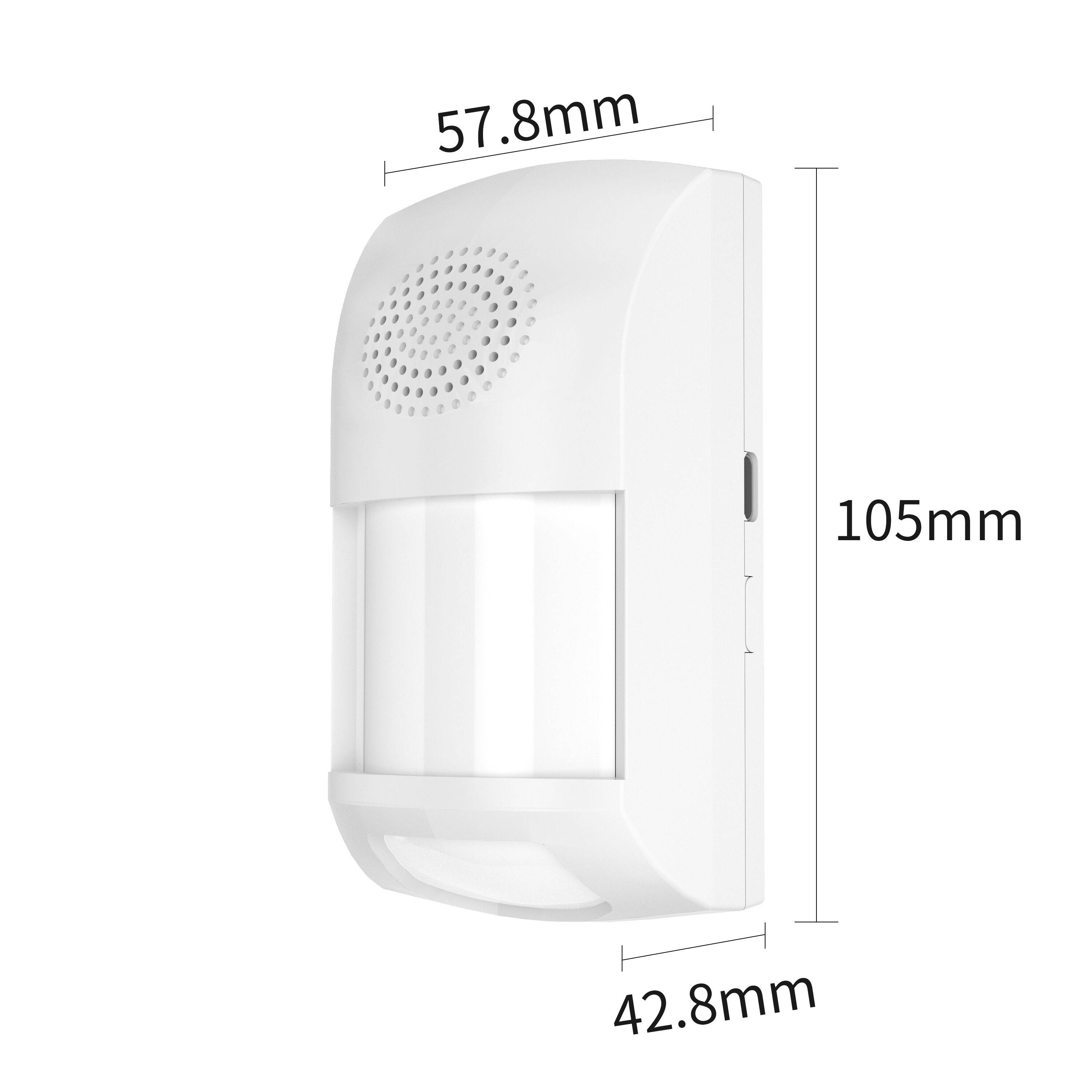 Buy Wholesale China Tuya Wifi Pir Siren Indoor Sound Light Wireless Pir ...
