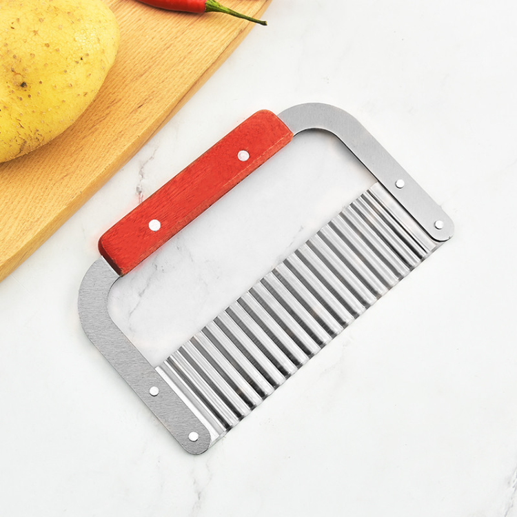 Potato Cutter Crinkle Tool Stainless Steel Creative Wave Potato Cutter ...