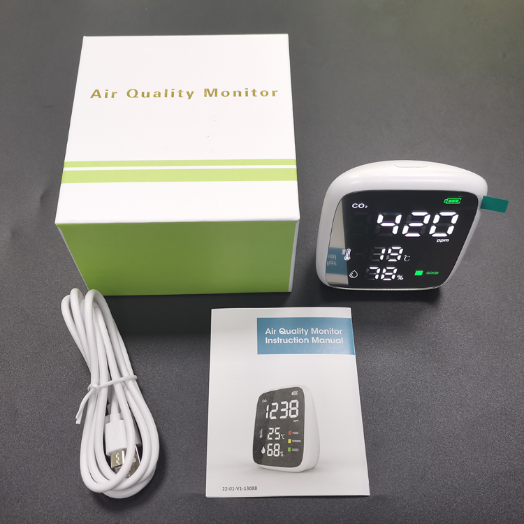 Buy China Wholesale Mini Portable Gas Detector Co2 Ndir Sensor Analyzer ...