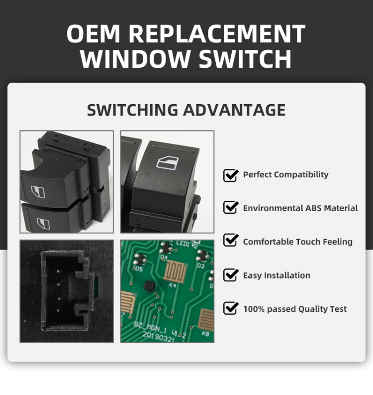 Buy Wholesale China Master Power Window Switch With With Bezel (driver & Passenger Compatible ...