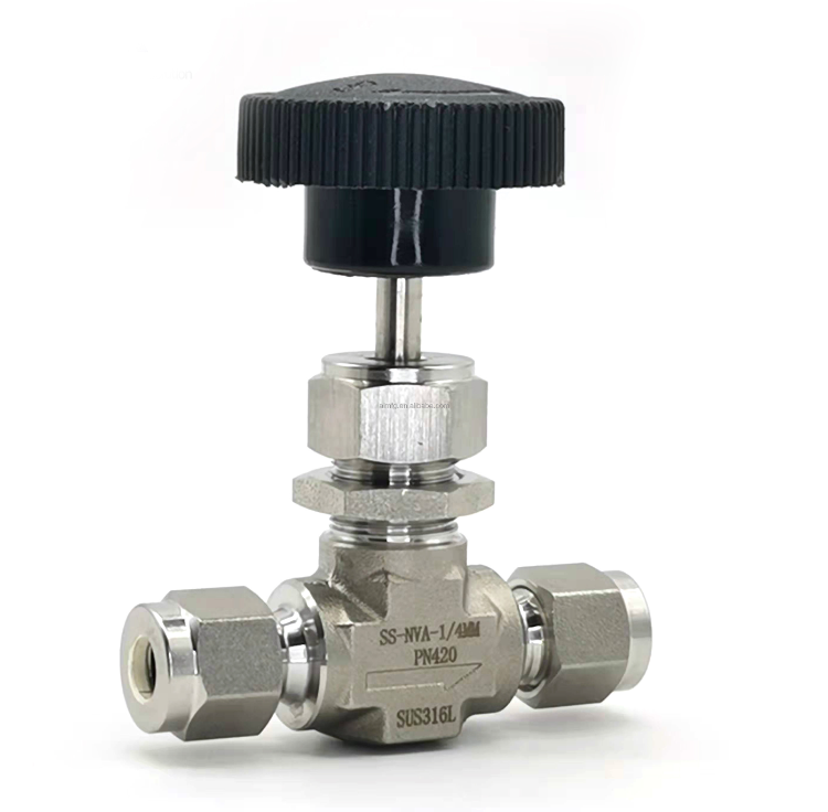 Buy Wholesale China 2 Way Ss304 Needle Valve 6000psi High Pressure Needle Valve 1/4 1/2 Npt ...