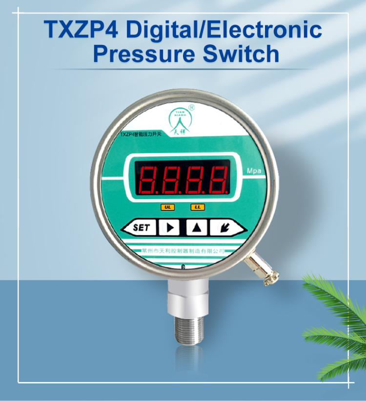 Tianxiang Digital Pressure Switch Txzp4 Electronic Pressure Switch For Pump&compressor $45 ...