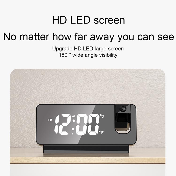 Custom Oem Projector Clocks Laser Portable Digit Dual Alarm Led Clock ...