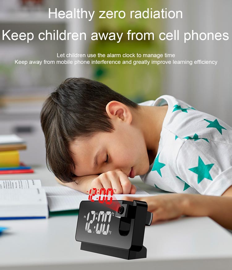 Custom Oem Projector Clocks Laser Portable Digit Dual Alarm Led Clock ...