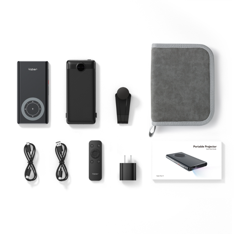 Yaber Mini Pocket Projector With Wifi&bt Dlp Portable Beamer With ...