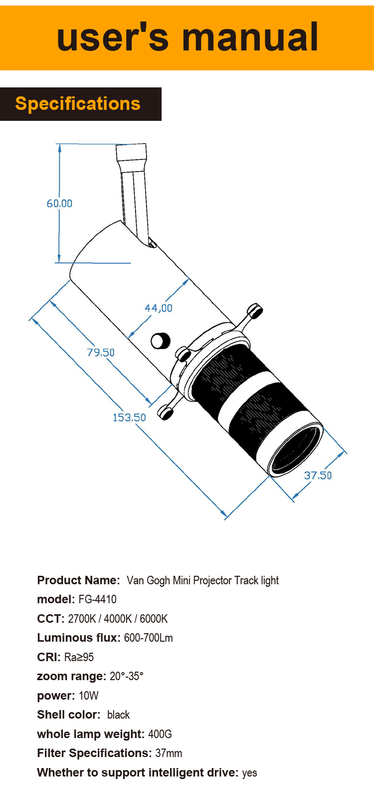 3000k 4000k 6000k Spotlight Led Track Rail Light 4wires Museum Zoomable ...