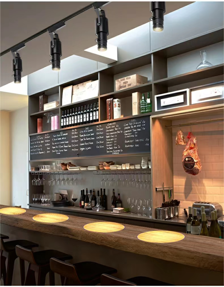 3000k 4000k 6000k Spotlight Led Track Rail Light 4wires Museum Zoomable ...