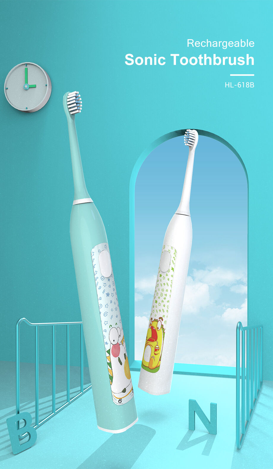 Bulk Buy China Wholesale Sonic Rechargeable Electric Tooth Brush For ...