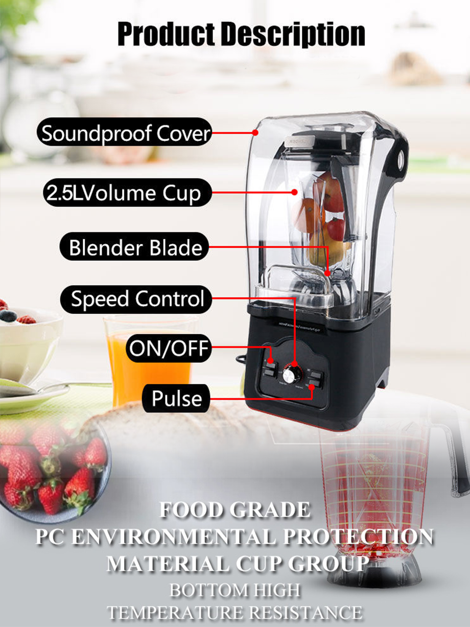 Buy Wholesale China High Power Professional Vacuum Blender With High ...