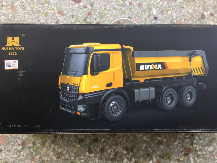 Hot Sale Huina 1573 Dump Truck 10 Channel 1/14 Remote Control Rc Dump ...