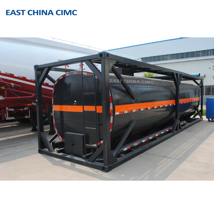 East China Cimc Cng Gas Iso Standard Tank Container 40ft Lng Container ...