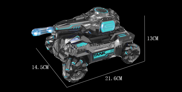 Kids Water Gel Ball Shooting Blaster Remote Control Toy Shooting Rc ...