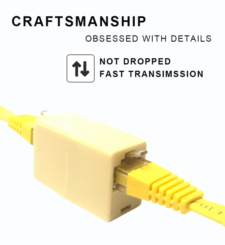 Rj45 Coupler Inline Adapter, Female To Female Network Connector 5 Pack ...