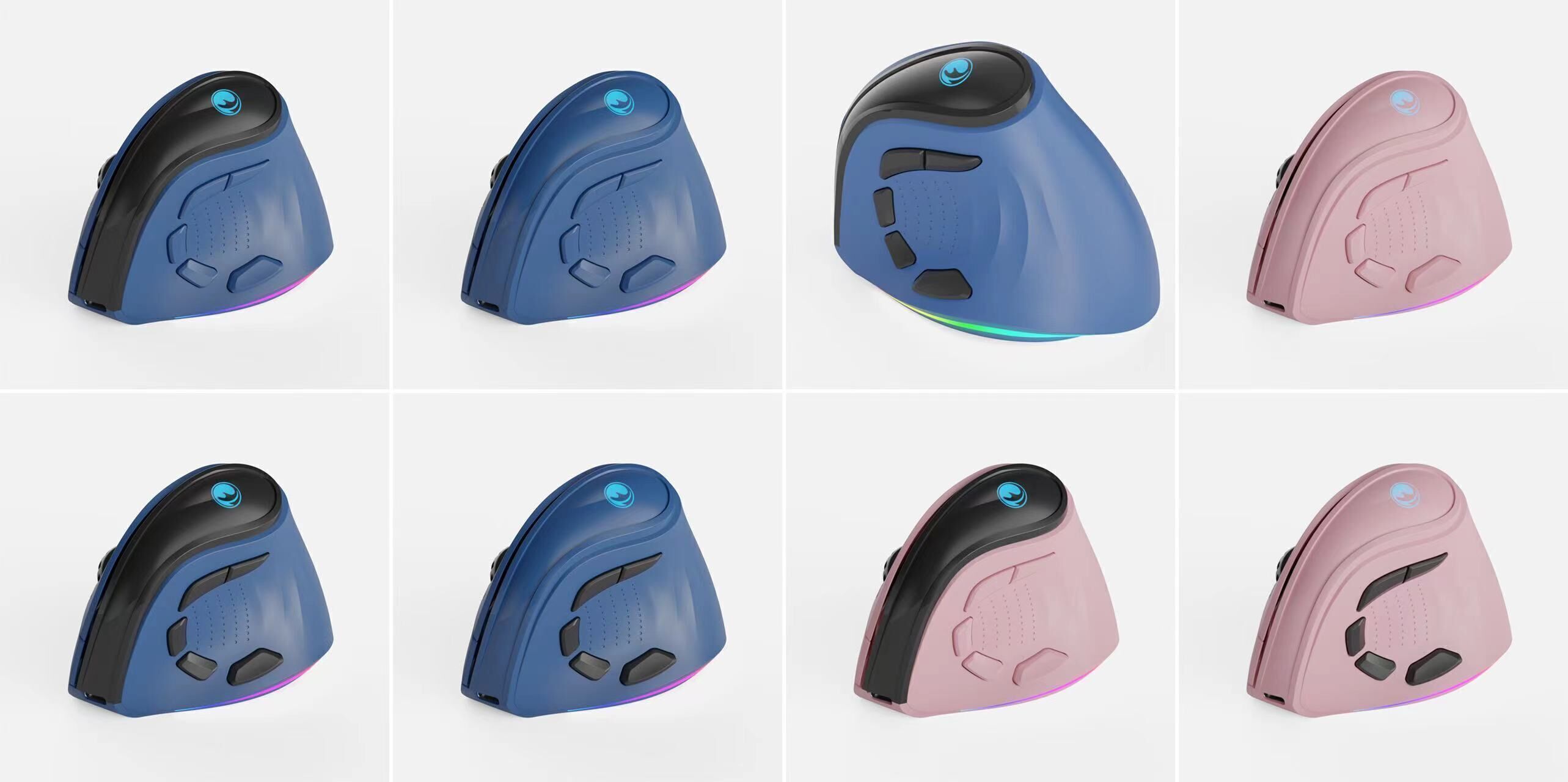 Vertical Gaming Mouse Conform To Ergonomic Design Wired And Dule-mode ...