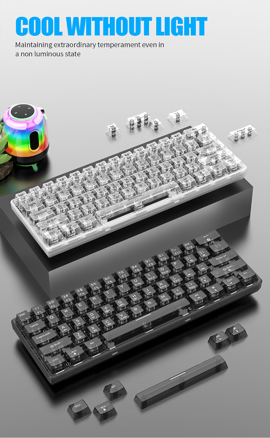 Buy Wholesale China K30pro 2.4g Wireless Bluetooth Wired Triple-mode ...