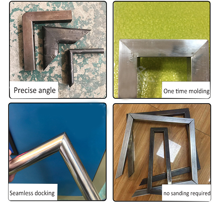 High Efficiency Hydraulic Steel Square Pipe Angle Punching Machine 90 ...