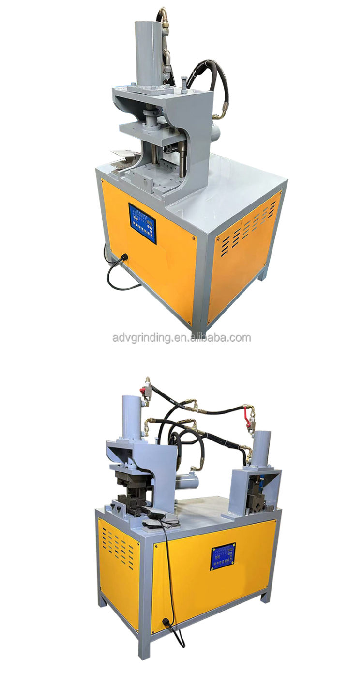 High Efficiency Hydraulic Steel Square Pipe Angle Punching Machine 90 ...
