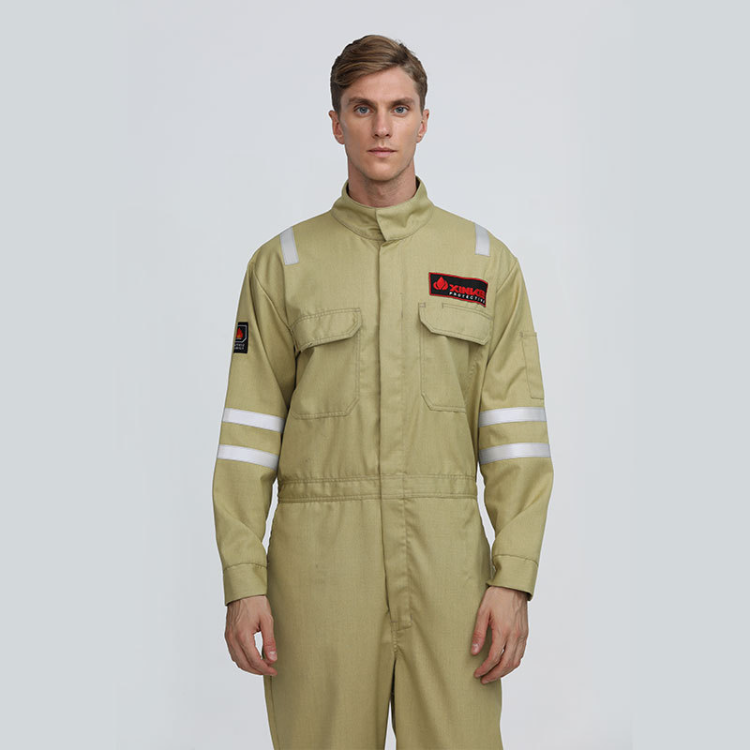 Work Design Cotton Drill Hi Vis Tapes Safety Flame Resistant Coveralls ...