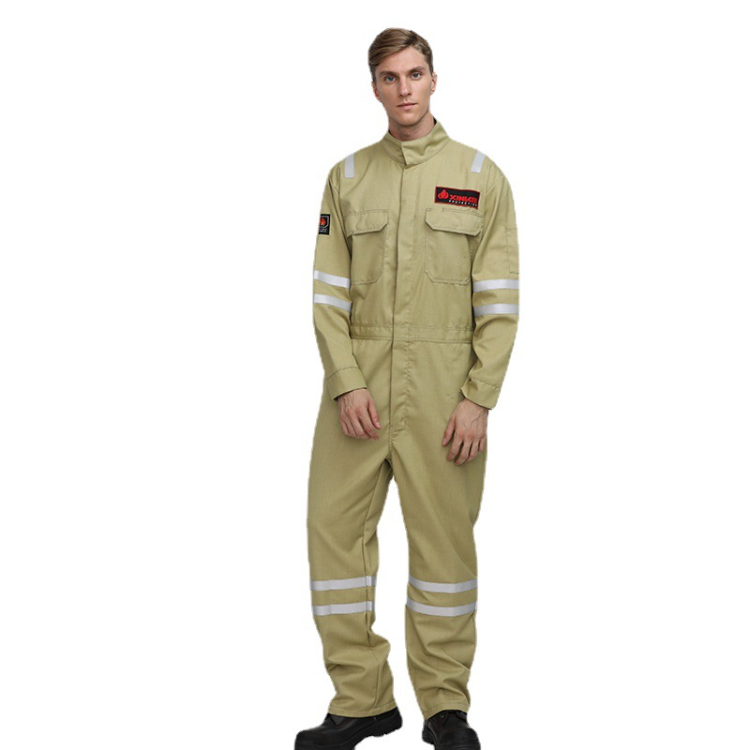 Work Design Cotton Drill Hi Vis Tapes Safety Flame Resistant Coveralls ...