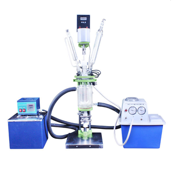 1l 2l 3l 5l Jacketed Glass Reactor For Laboratory Gg17 Borosilicate Glass Reactor - China ...