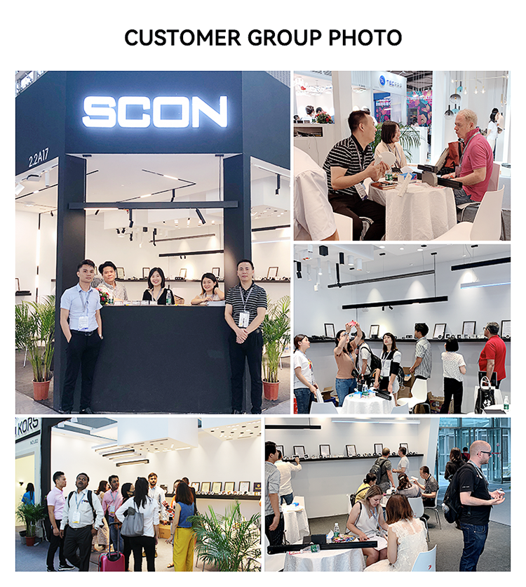 Scon Embaded Magnetic Grilling Led Lights Linear Guide Rail Dimmable Led Mounting Linear Light ...