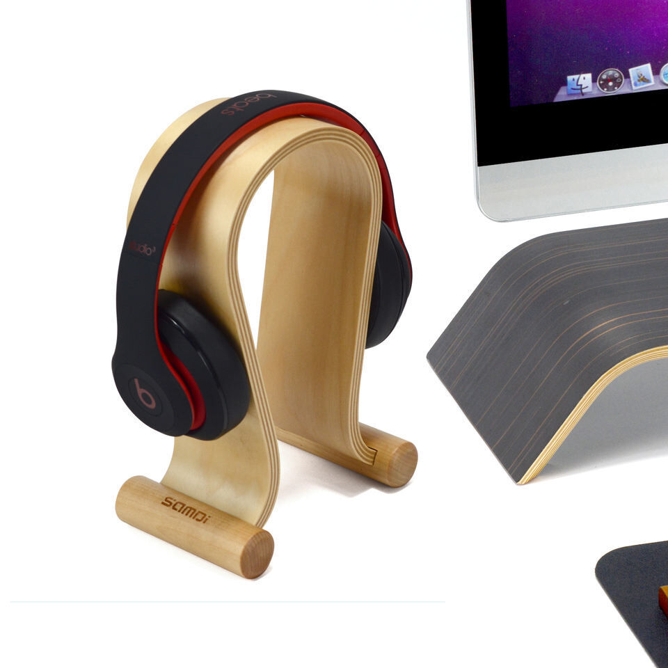 Buy Wholesale China Samdi Birch Headphone Stand Hanging Ear Gaming ...