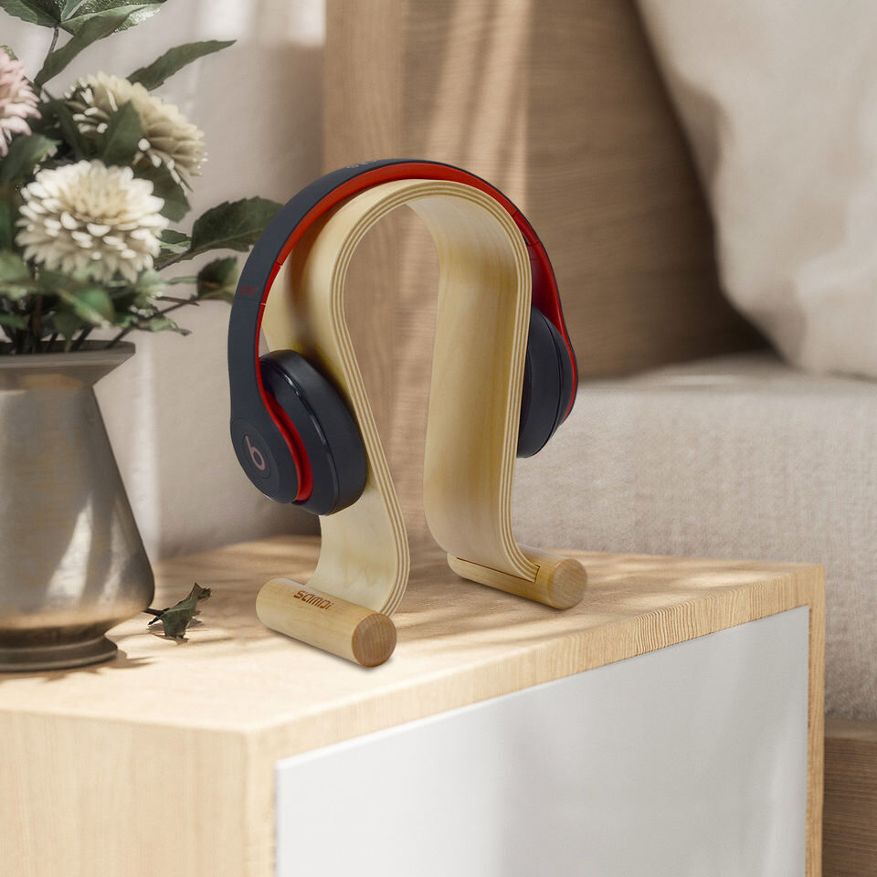 Buy Wholesale China Samdi Birch Headphone Stand Hanging Ear Gaming ...