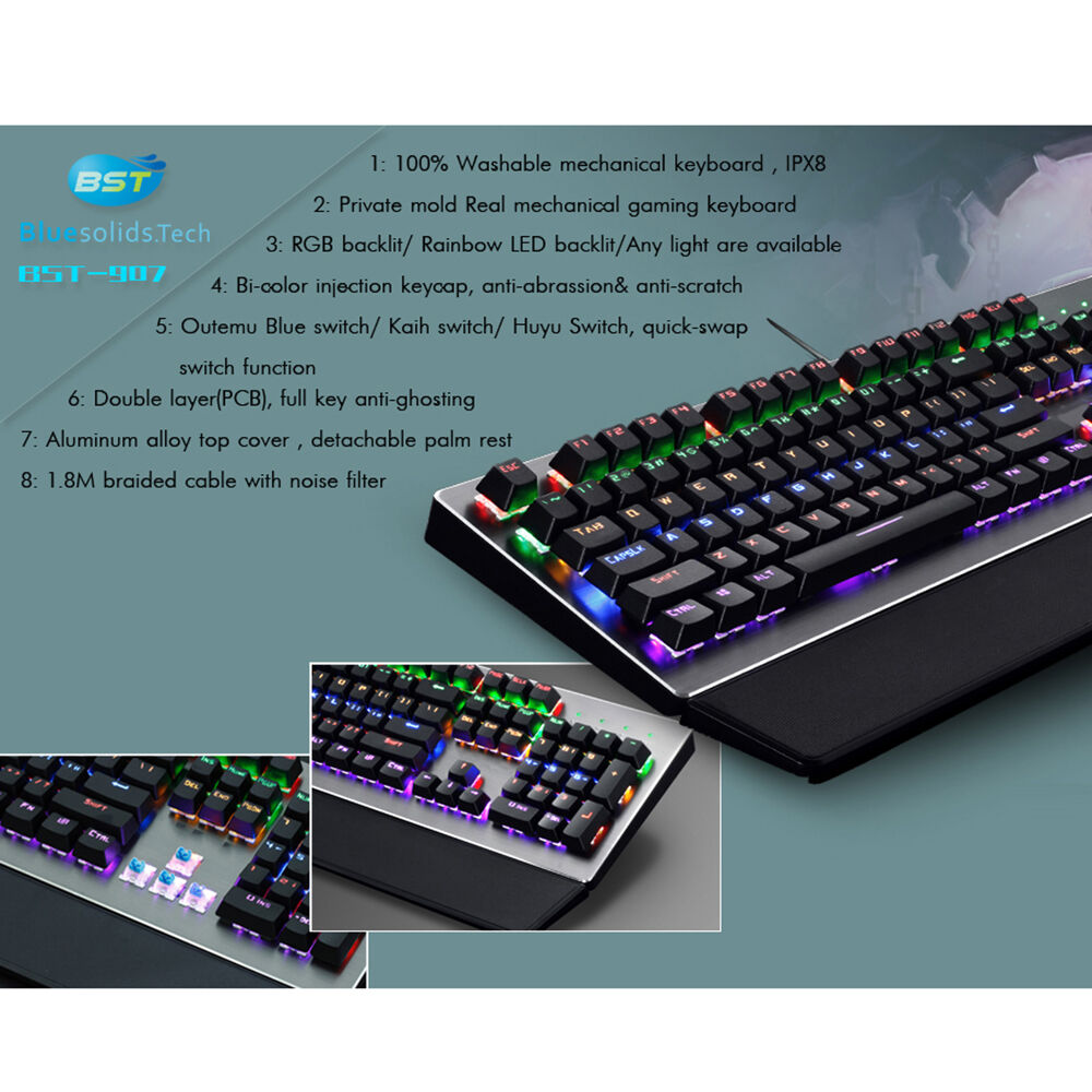 Buy Wholesale China 60% Mechanical Keyboard, White /black Color Usb ...