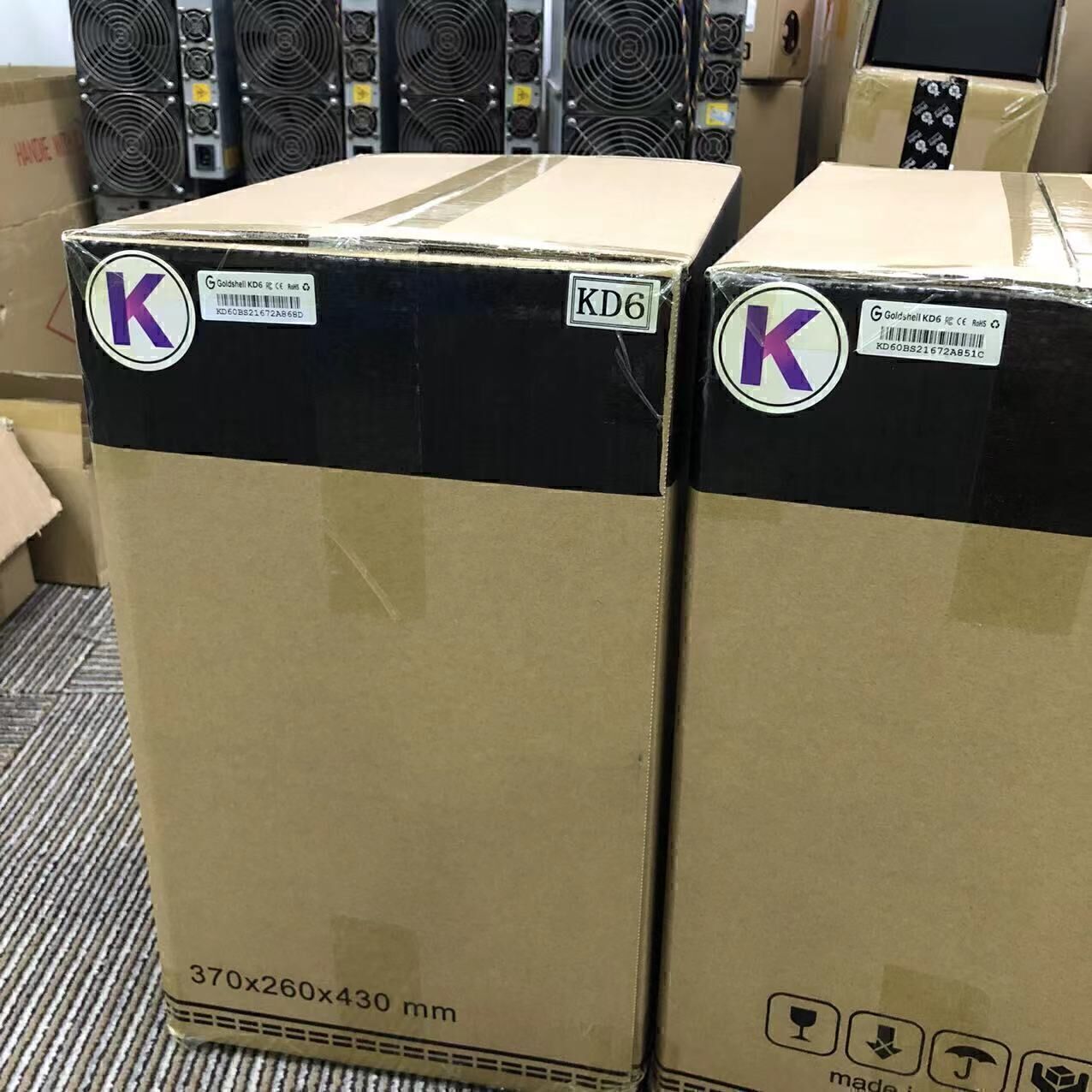 Goldshell Factory Price Ka Box 400w Kas Mining Miner 1.18t High Return Iecriver Miner Ks5l 12t ...
