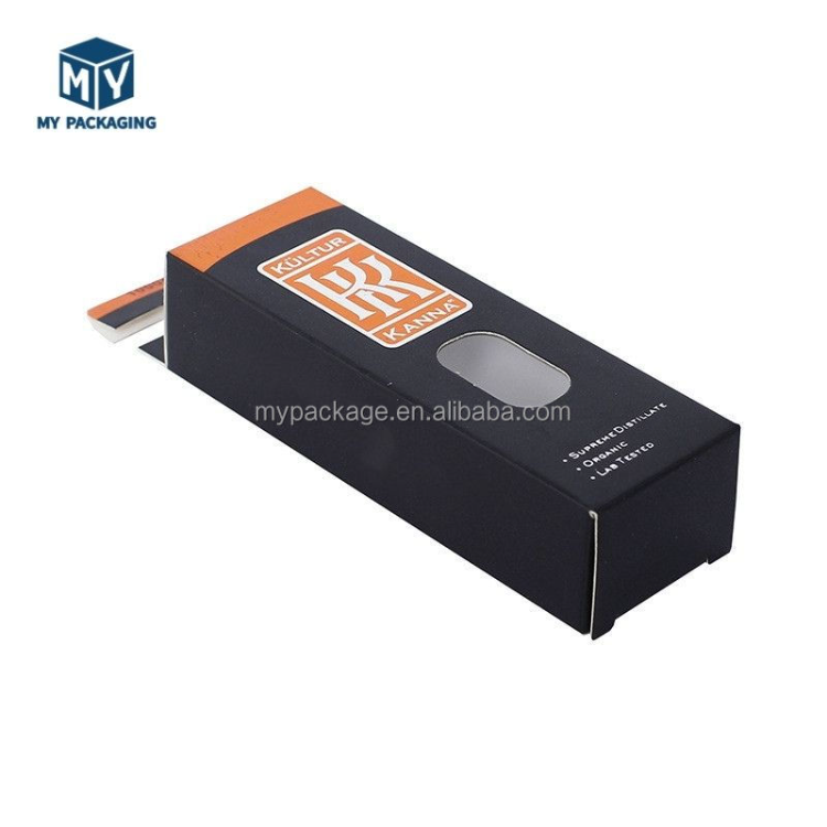 Custom Blank Cardboard Boxes With Paper Lugs Cosmetic Kraft Paper ...