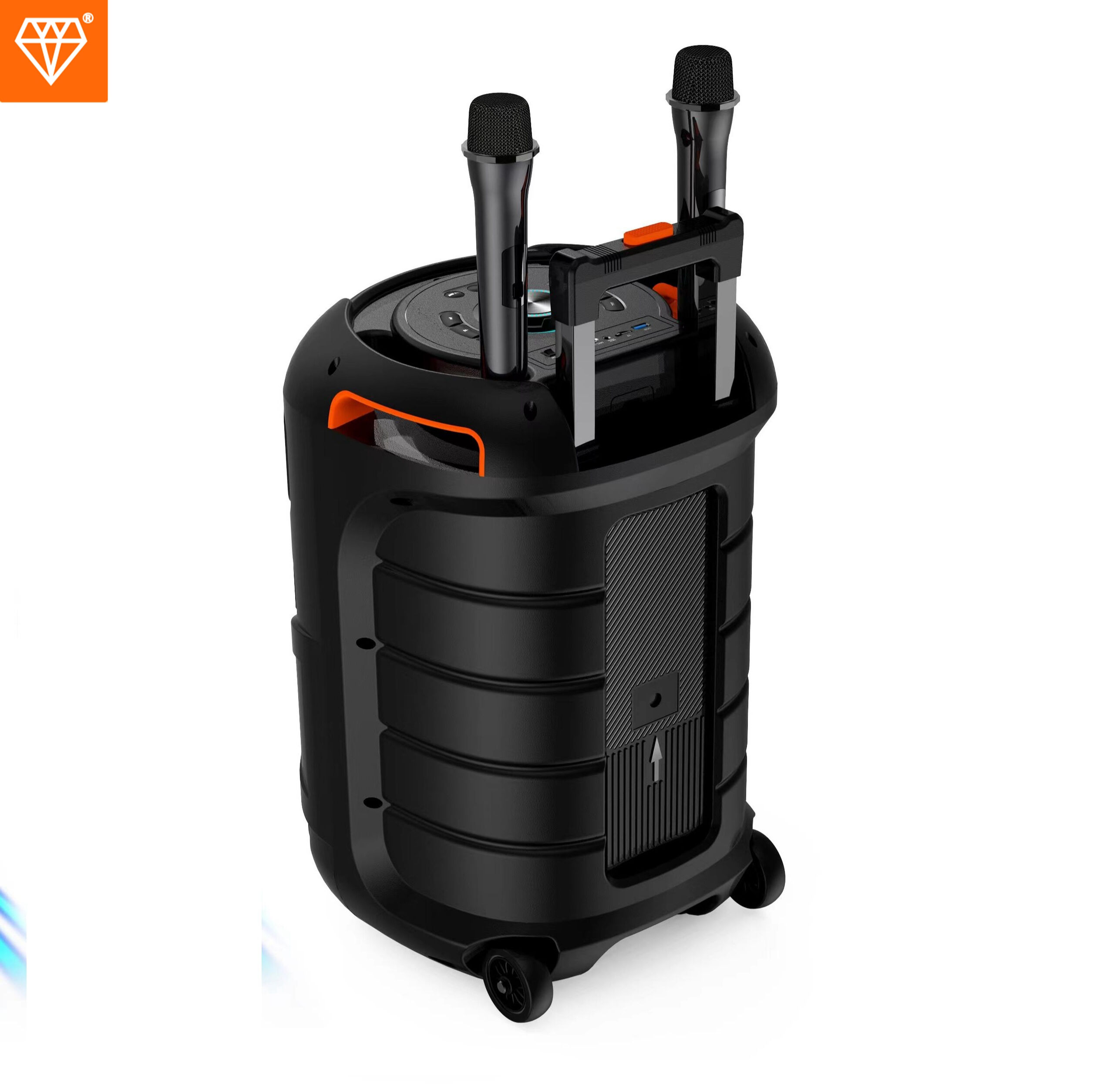 Buy Wholesale China New Arrival Trolley Portable Speaker 15 Inch Big ...