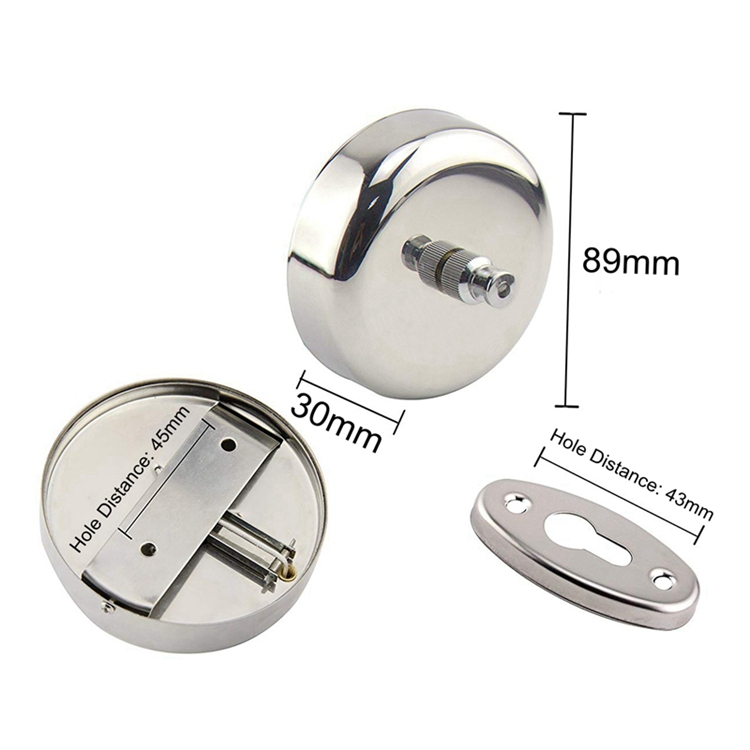 304 Stainless Steel 2.3m 7.5ft Long Wall Mounted Mirror Retractable ...